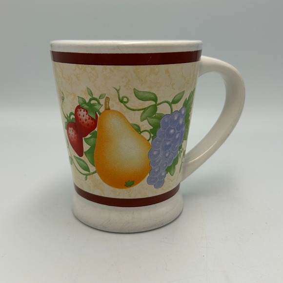 B. I. Inc | Dining | B I Design Fruits Apple Pear Strawberry Grape ...